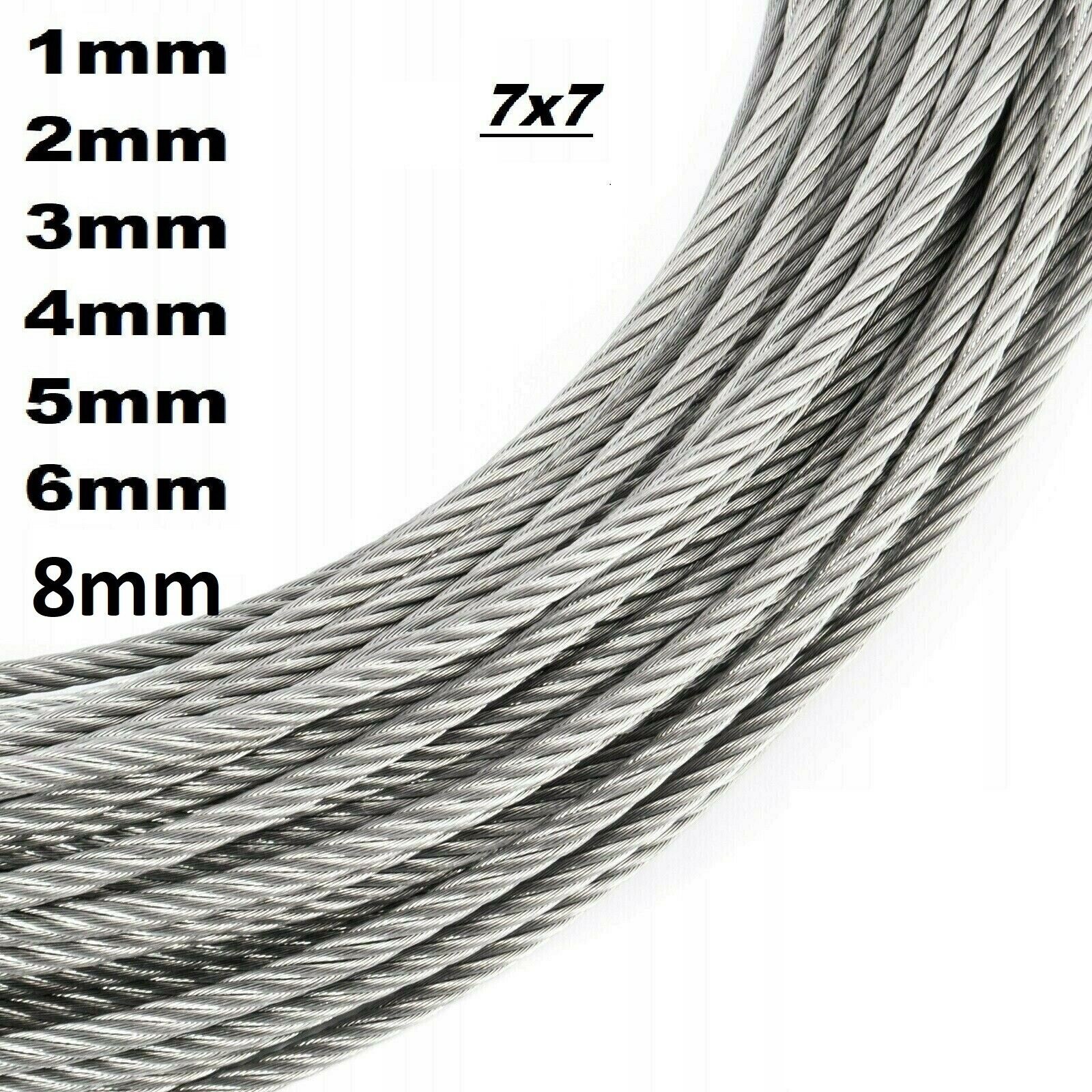 Galvanised Steel Wire Rope Metal Cable - Jumping Bugzy