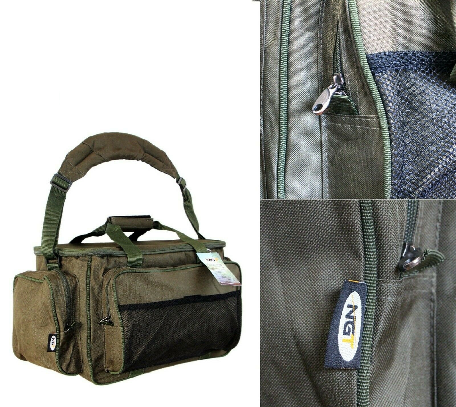 NGT Green Carryall Carp Fishing Tackle Bag - Jumping Bugzy