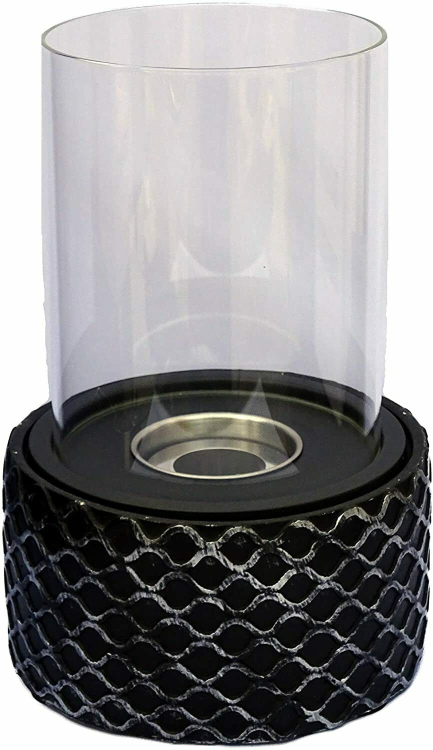 Bio Ethanol Fireplace Indoor Outdoor Katy Round - Jumping Bugzy