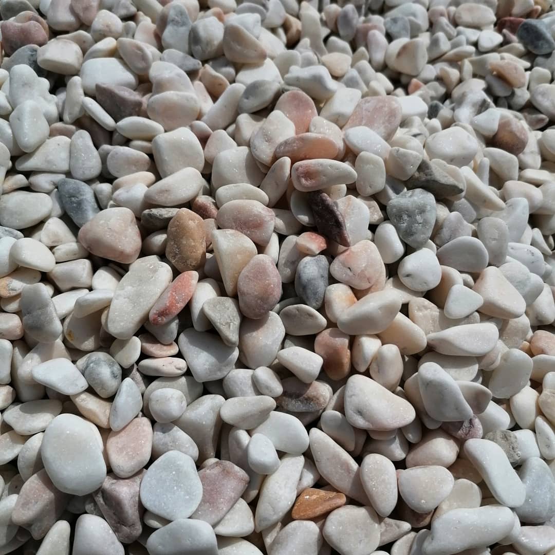 Decorative White Pink Stone/Pebbles 25-50mm 500g - Jumping Bugzy