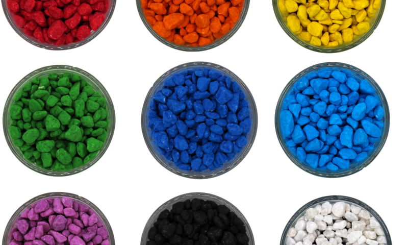 Coloured Aquatic Gravel - Premium Natural Bottom Fish Tank Stones ...