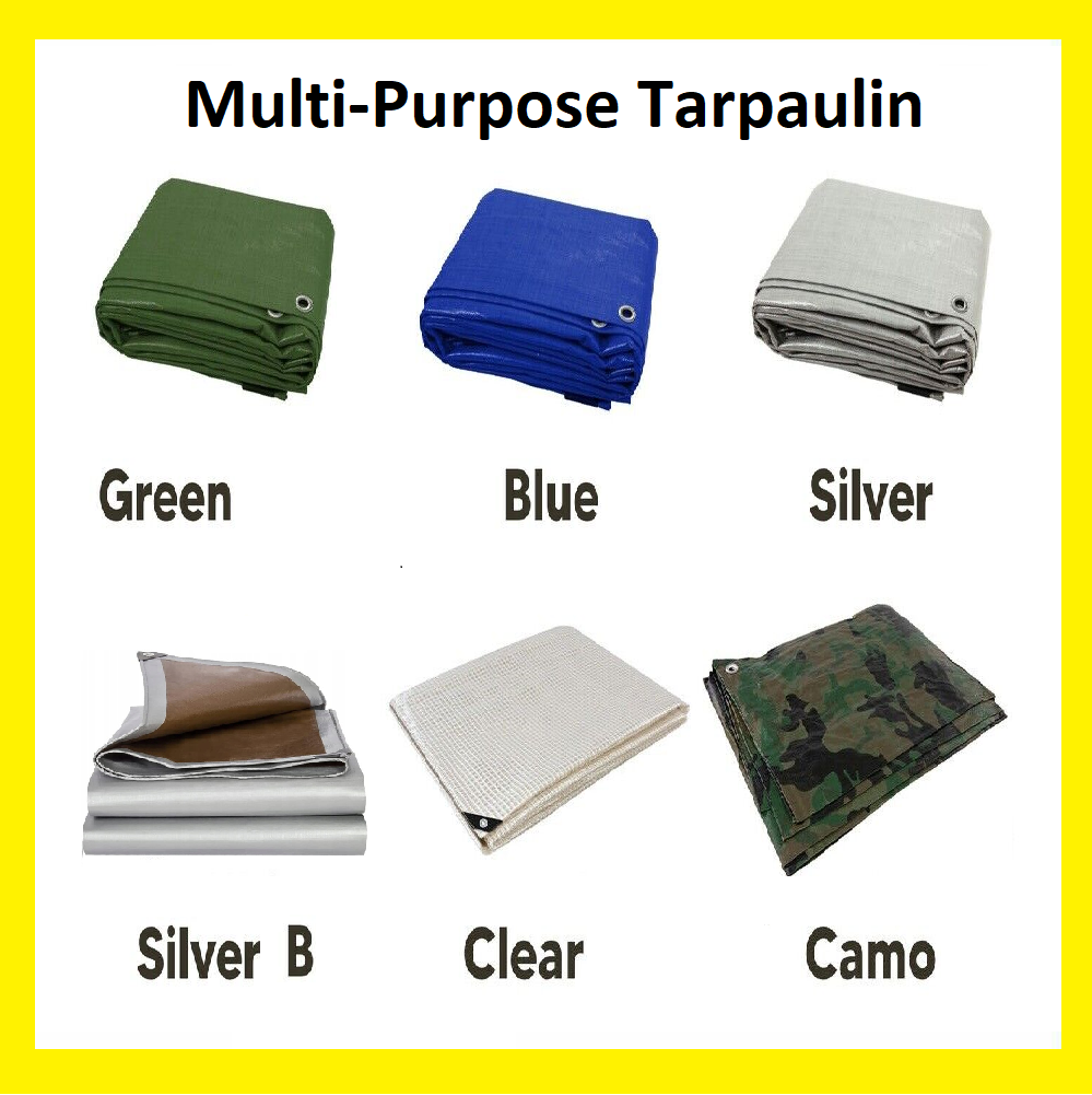 Tarpaulin Regular And Heavy Duty Waterproof Cover Tarp Ground Sheet ...