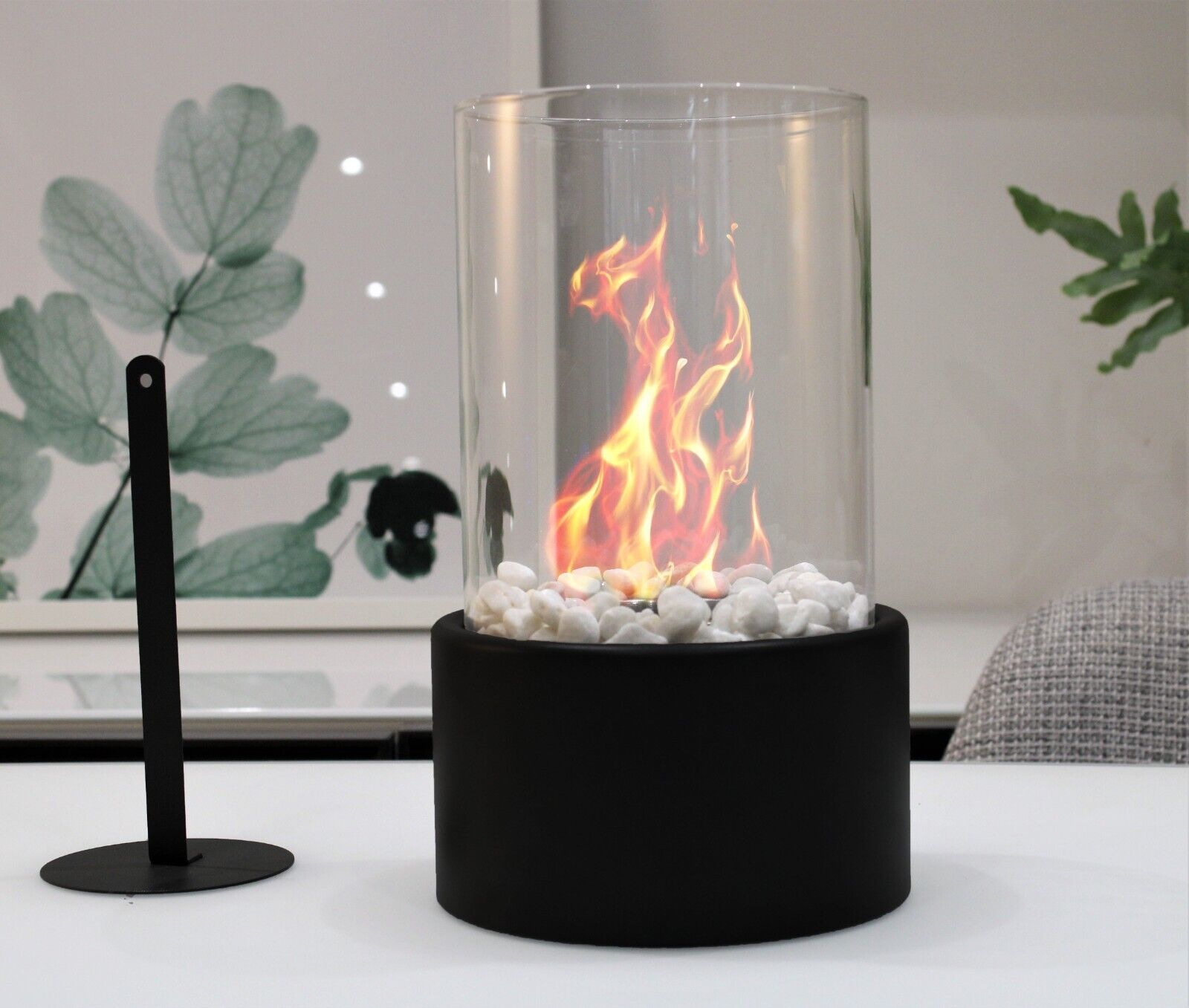 Bioethanol Tabletop Fireplace Bio Ethanol Table Top Fire Round Burner ...