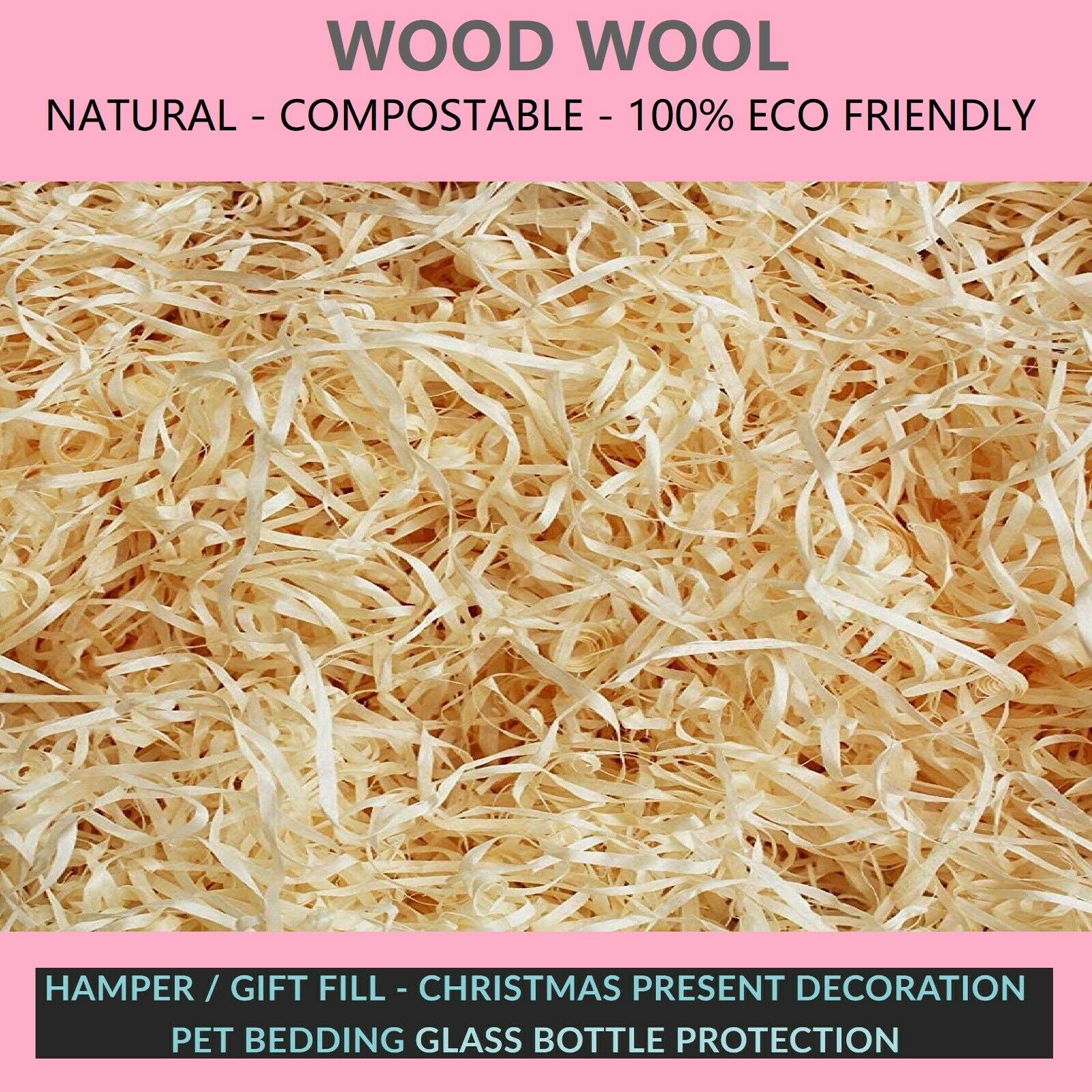 Luxury Dried Wood Wool - Jumping Bugzy