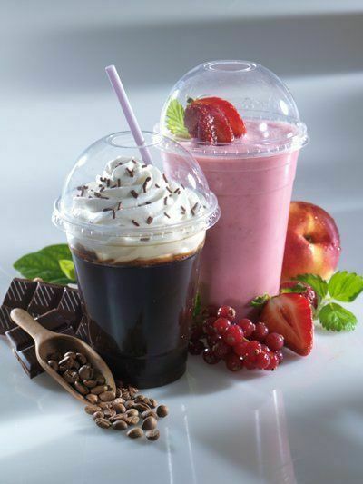 Smoothie Milkshake Cups Lids Clear Plastic - Jumping Bugzy